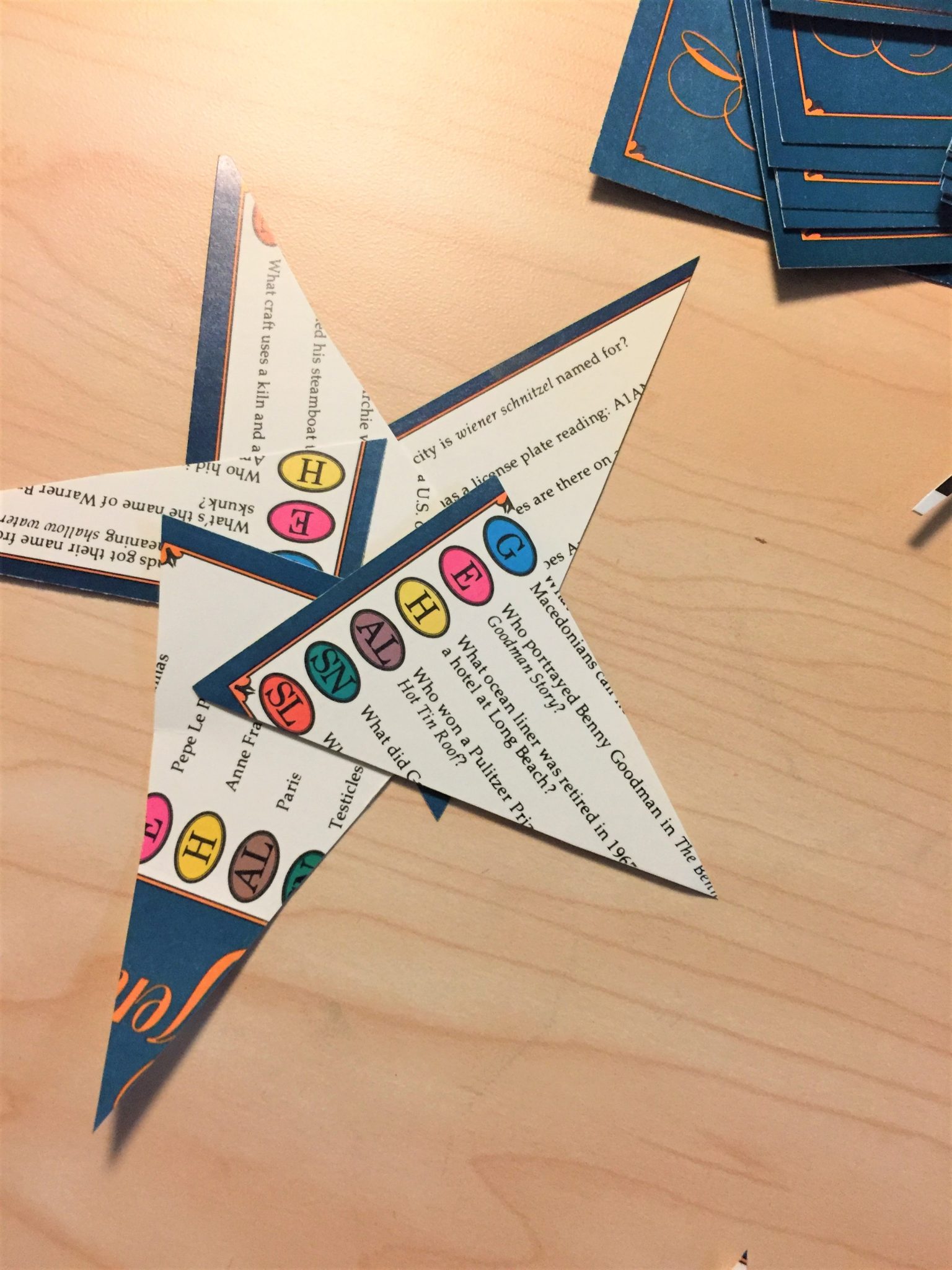 Easy 8-Step Playing Card Star Ornaments - Finding Your Good