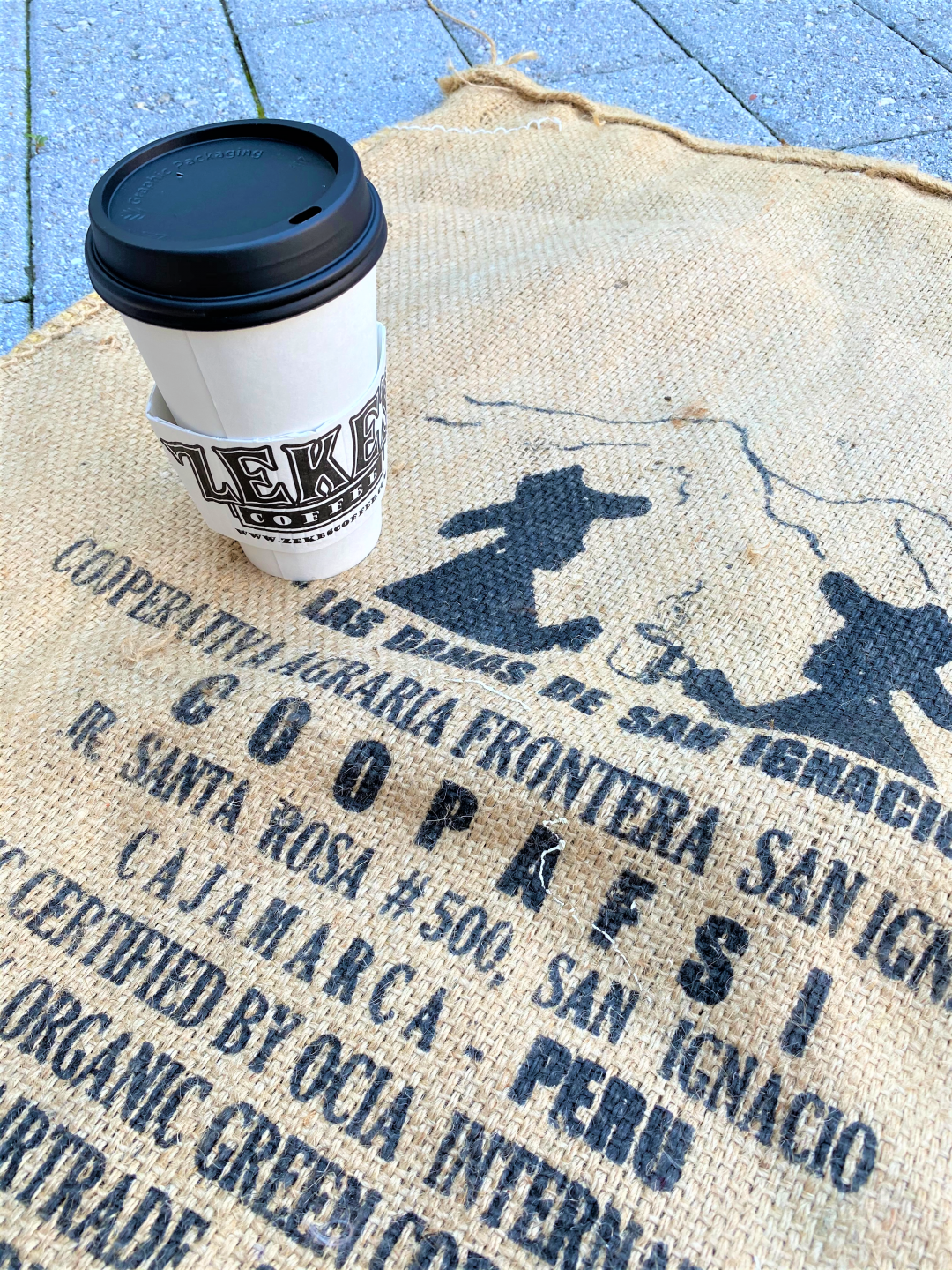 DIY Project: Transform a Piece with Burlap Coffee Sacks - Finding Your Good