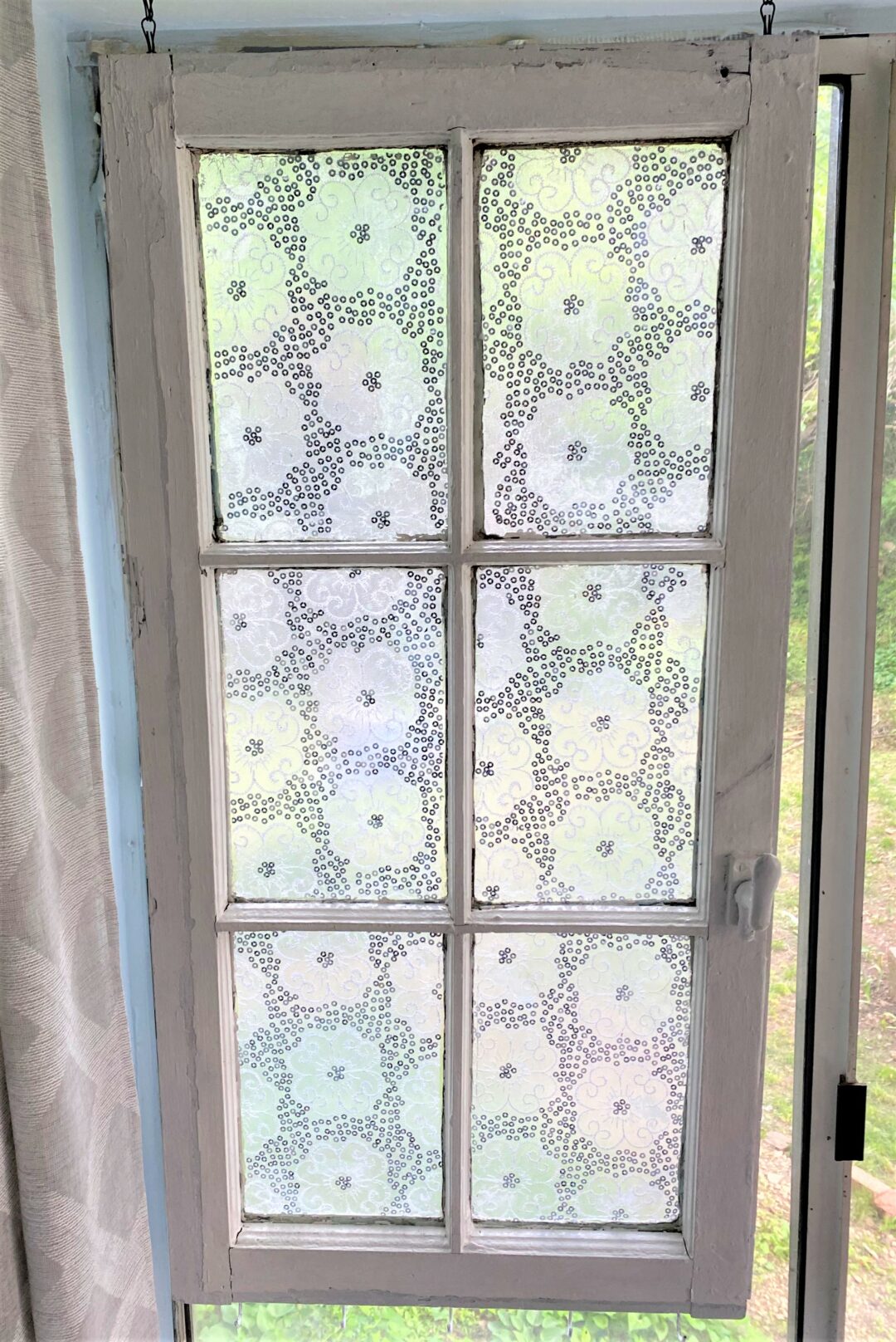 DIY Project: Scarf + Window Sash = Something Special - Finding Your Good