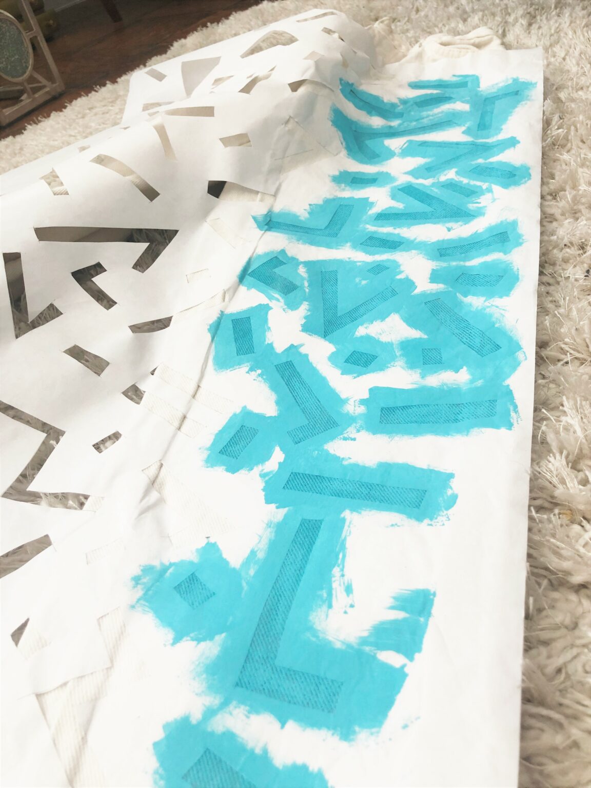 Save Stained Pants With a Stencil - Finding Your Good