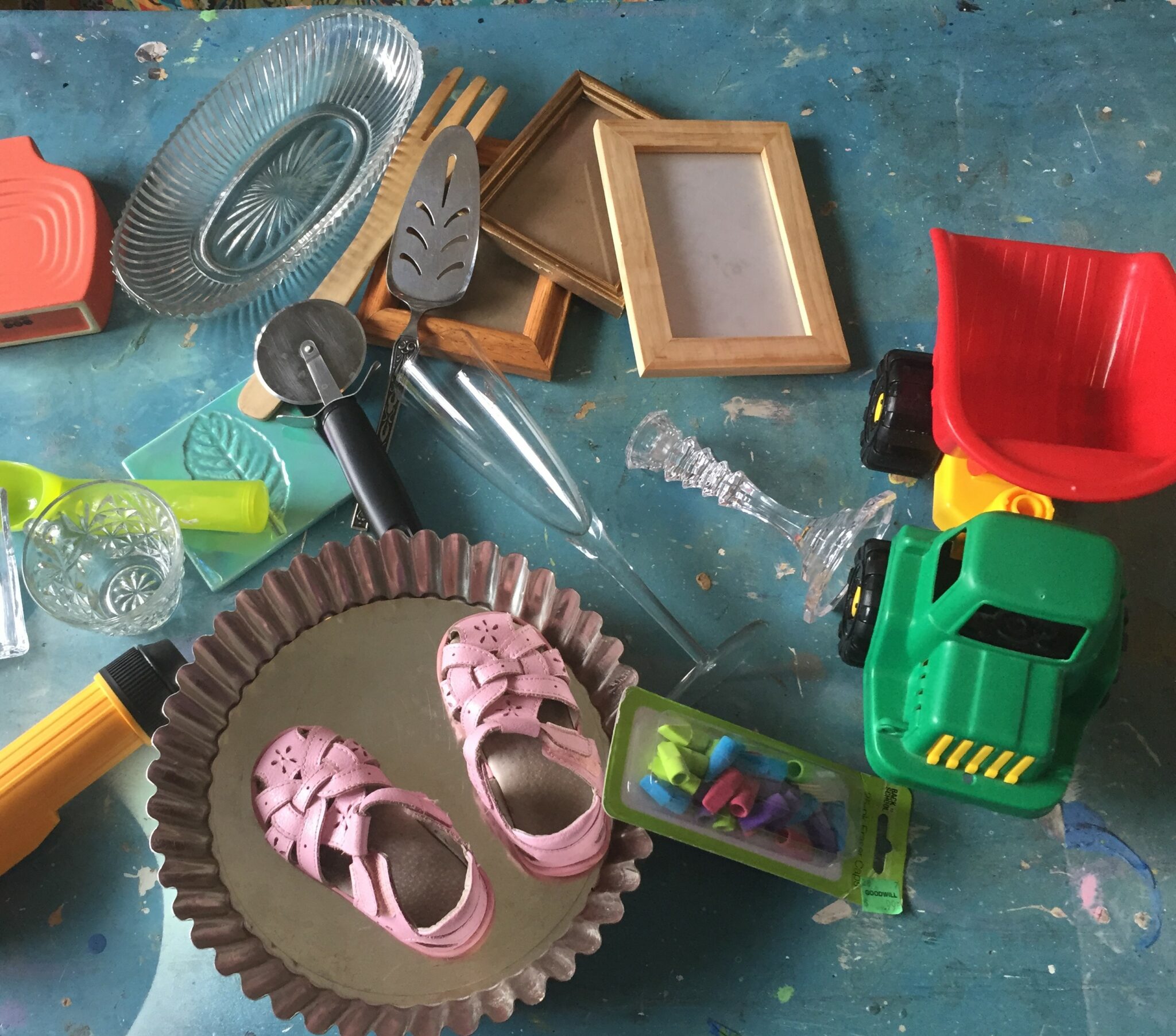 DIY Project: Repurpose Items Into Shadow Box Art Pieces - Finding Your Good