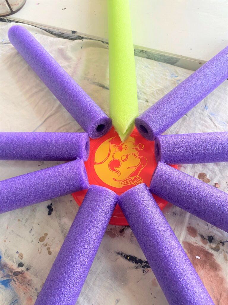 Noodle on This DIY: Fun Flowers From Pool Accessories & Goodwill Finds ...