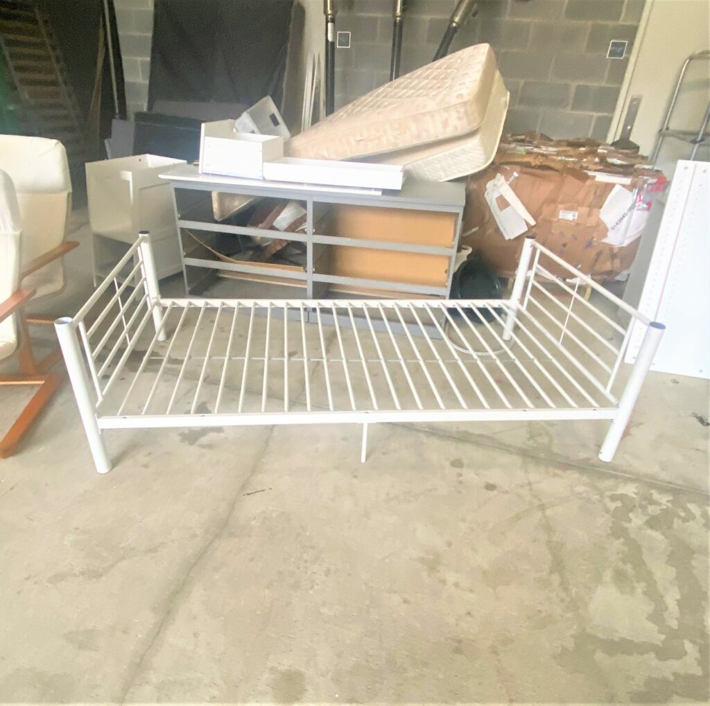 DIY: A Twin Bedframe Becomes a Terrific Trellis - Finding Your Good