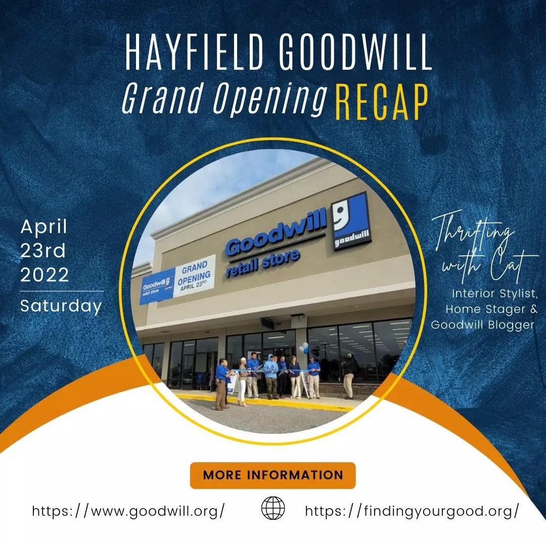 The New Goodwill in Hayfield – Alexandria, Virginia - Finding Your Good