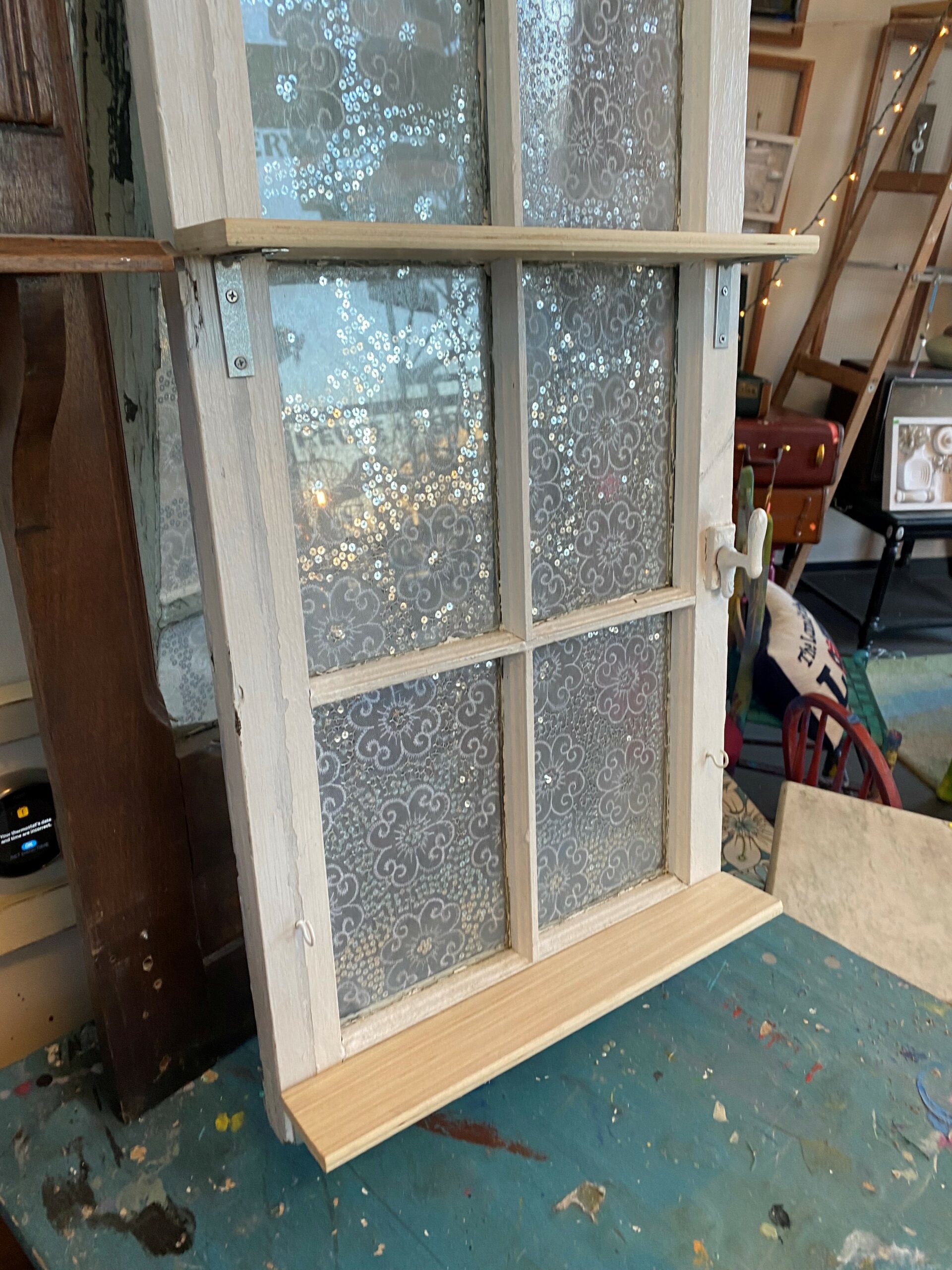 DIY: Upcycle Old Window Sashes into Eye-Catching Display Shelves ...