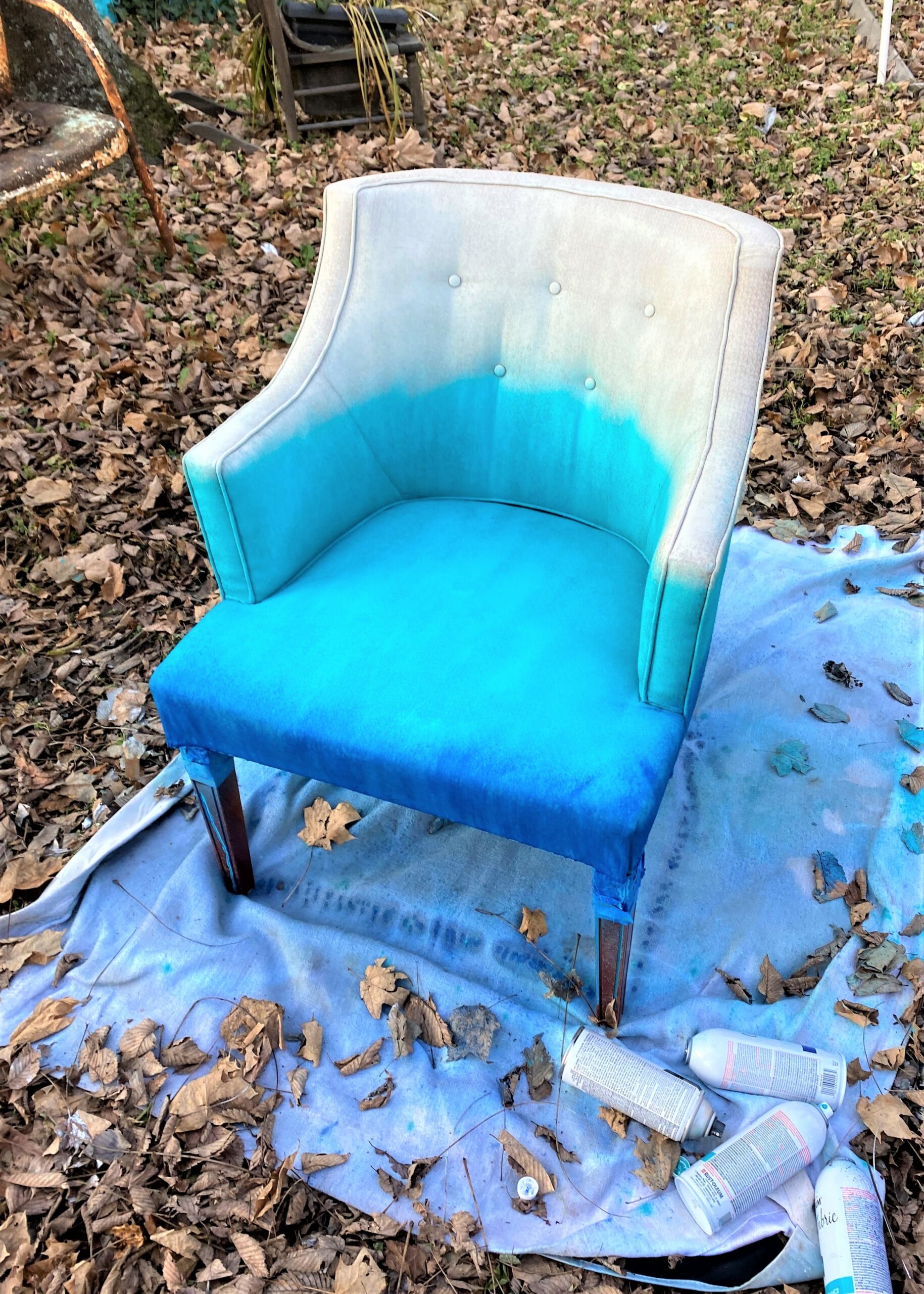 Resolve to DIY More in 2023: Start With a Spray-Painted Fabric Chair ...
