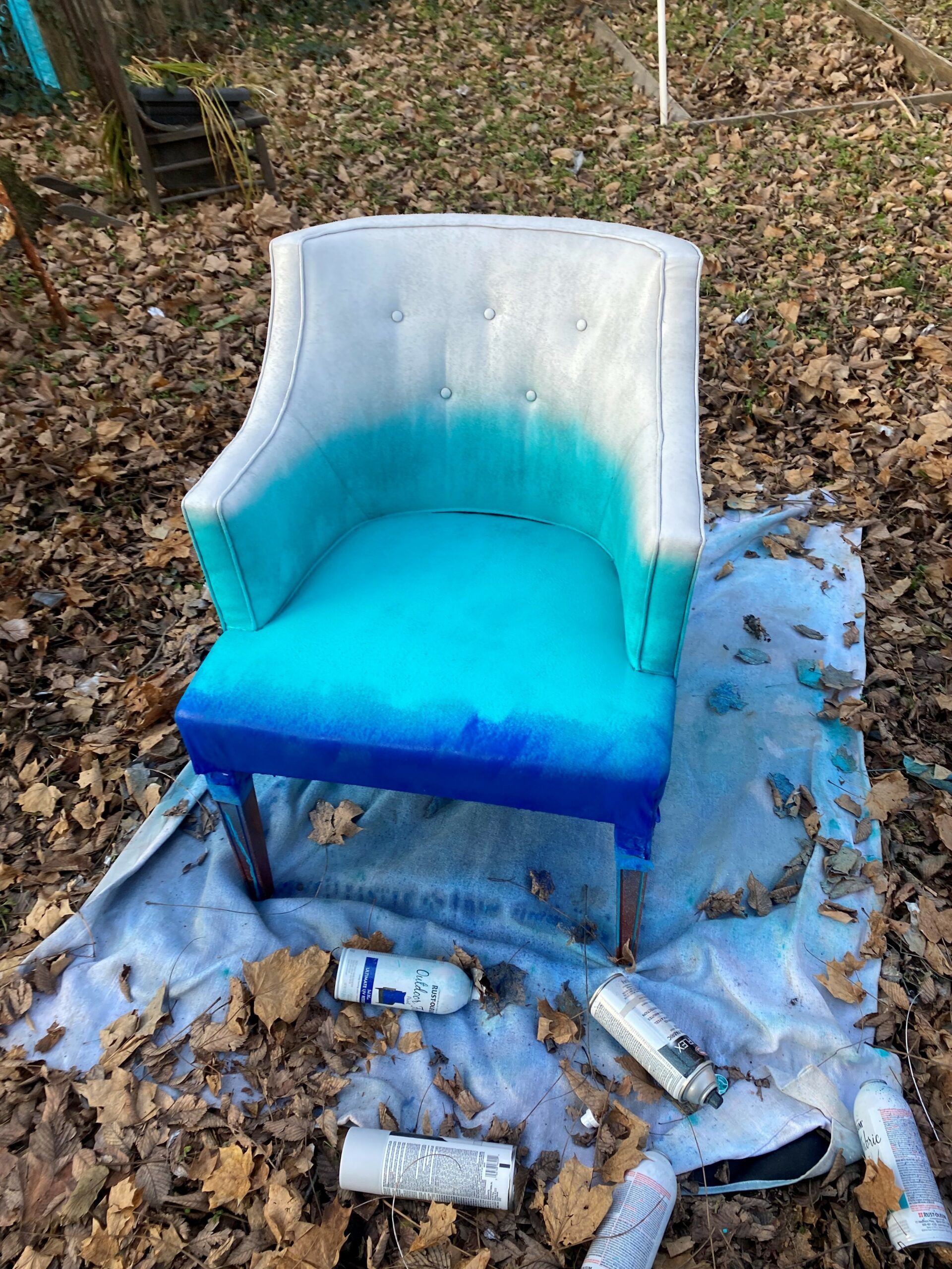 Resolve to DIY More in 2023: Start With a Spray-Painted Fabric Chair ...