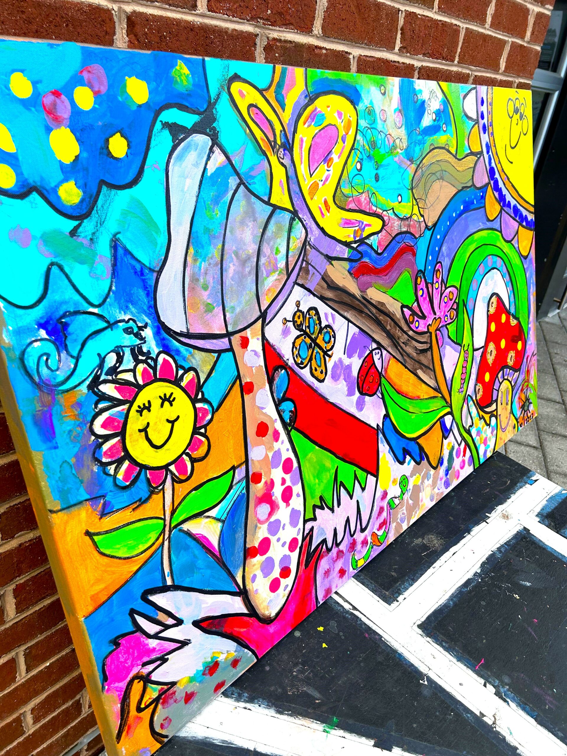 DIY: How a Thrifted Canvas Lays Foundation for Community Art ...