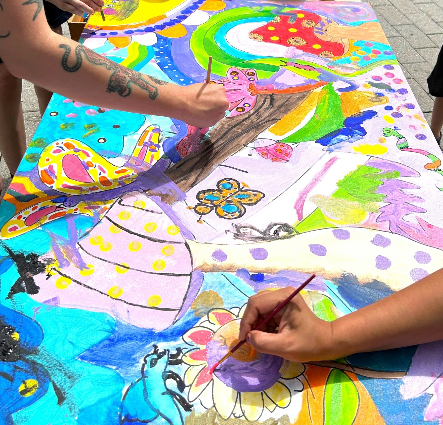 DIY: How a Thrifted Canvas Lays Foundation for Community Art ...