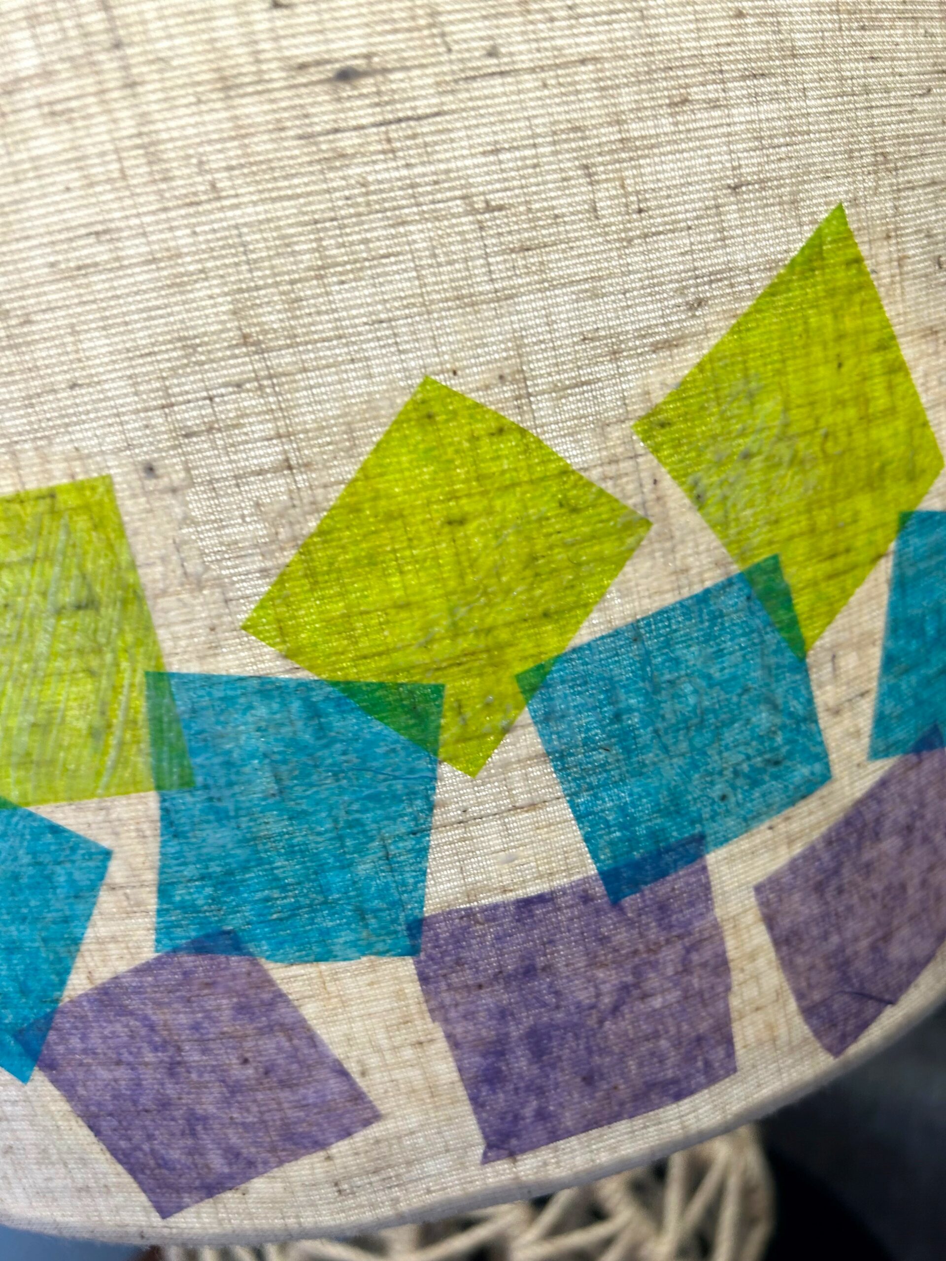 DIY: How to Use Tissue Paper to Transform a Lamp Shade - Finding Your Good