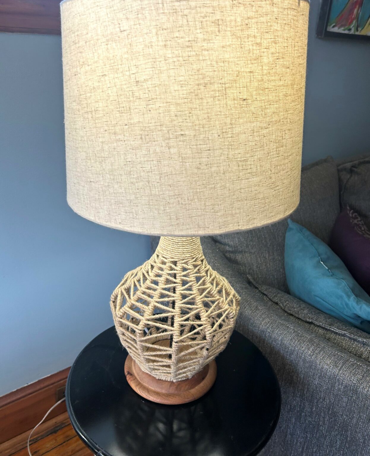 DIY: How to Use Tissue Paper to Transform a Lamp Shade - Finding Your Good