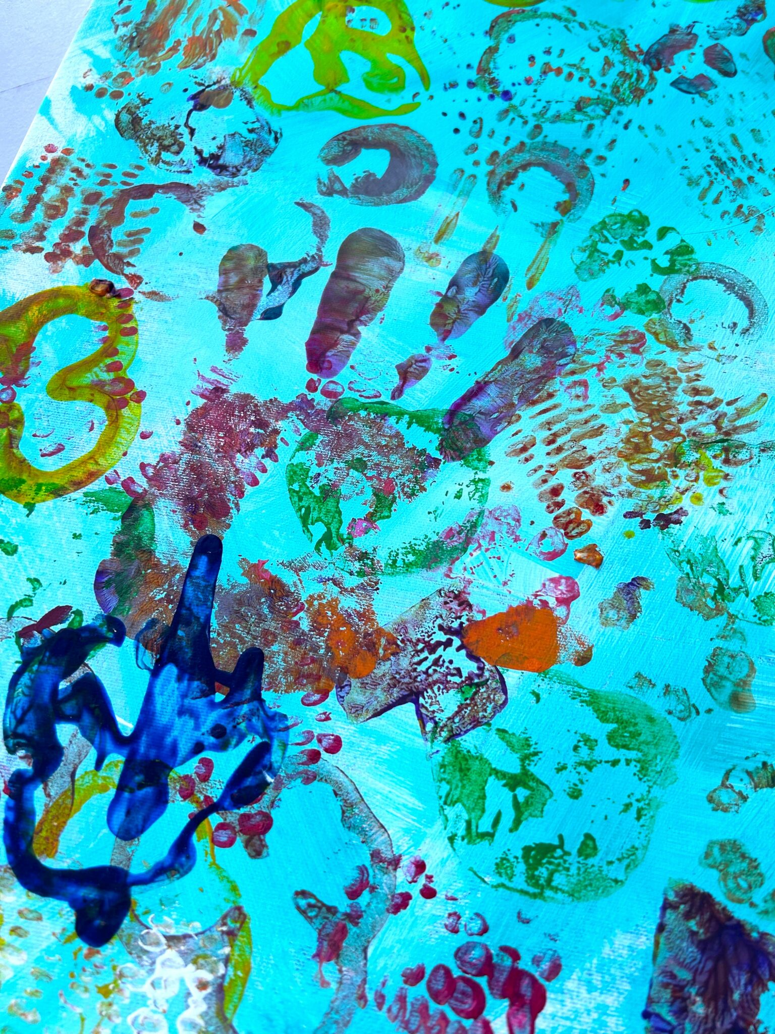 DIY: Create Group Art with Goodwill Canvases, Used Banners - Finding ...