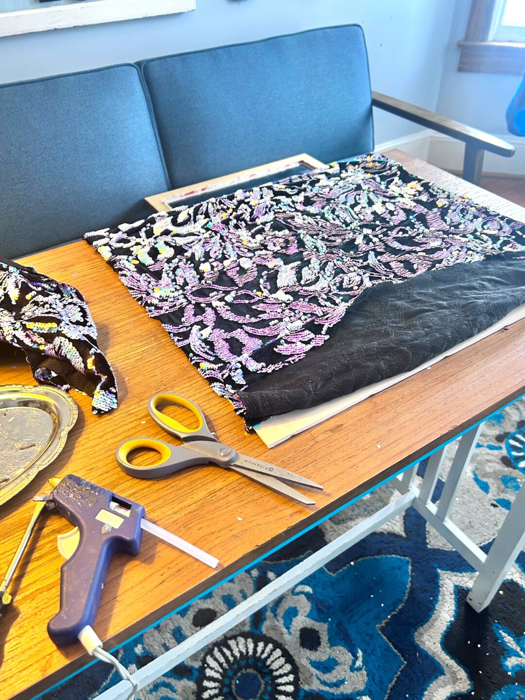 How to Repurpose a Dress into Wall Art in 6 Easy Steps - Finding Your Good